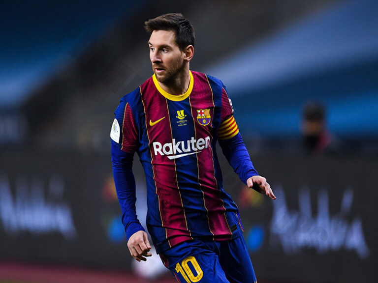 Is Messi goal per game ratio higher than Ronaldo's?